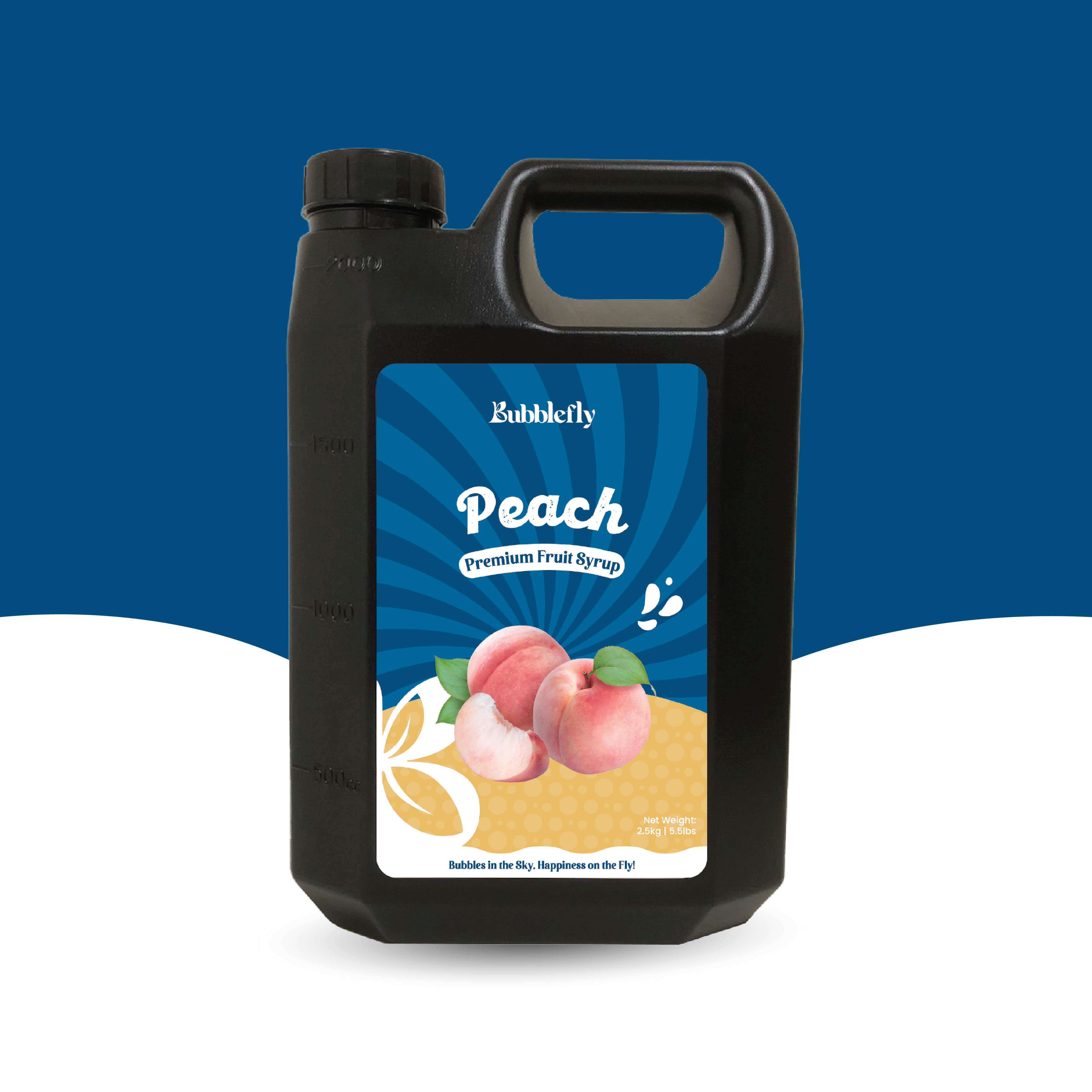 Peach Premium Fruit Syrup – Bubblefly Boba Supply