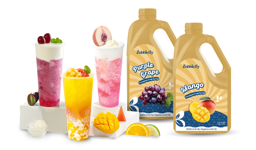 Premium Fruit Syrups for Bubble Tea – Strawberry, Wintermelon, Lychee ...