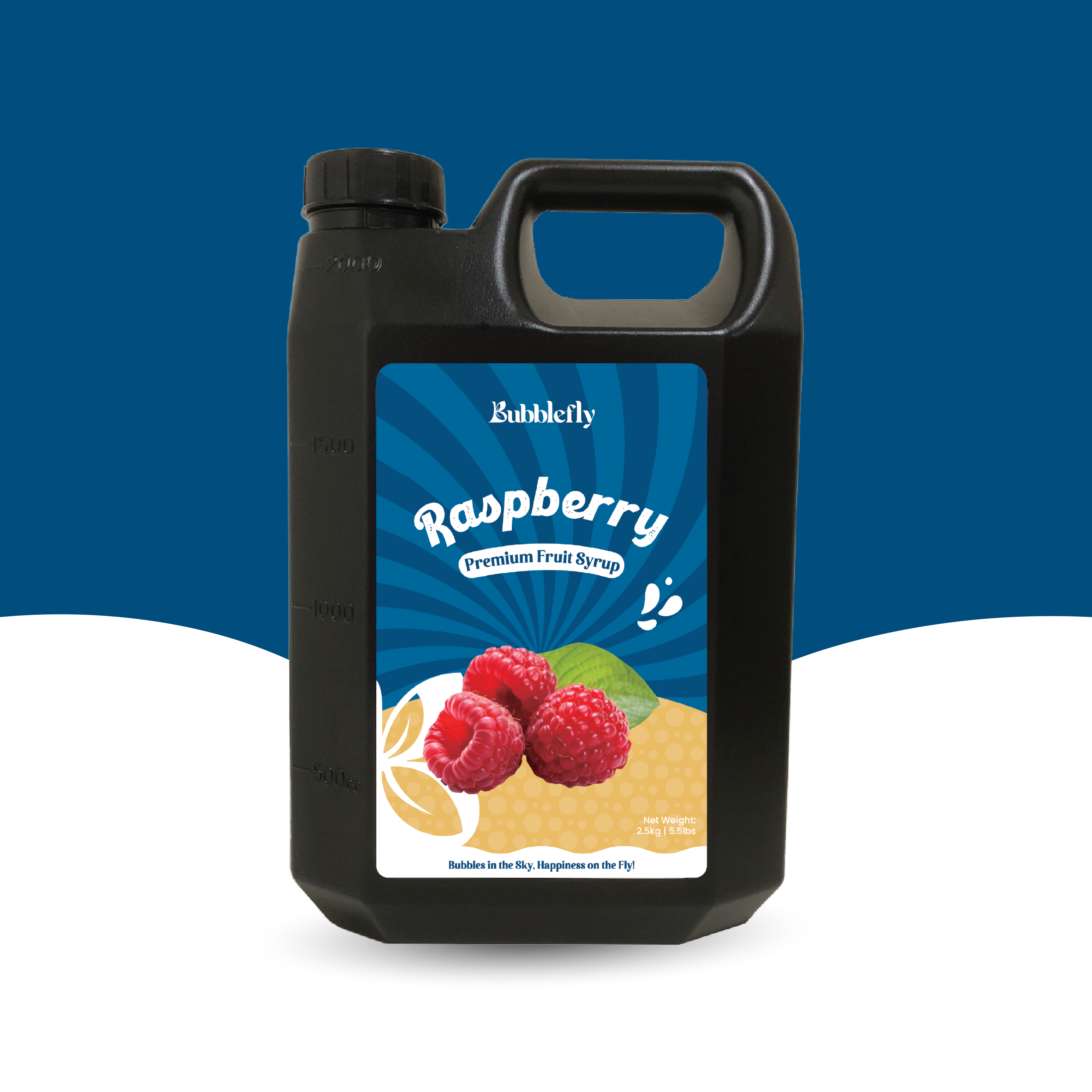 Raspberry Premium Fruit Syrup – Bubblefly Boba Supply